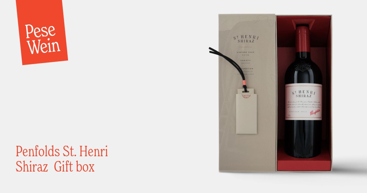 Buy Penfolds St. Henri Shiraz Gift box 2012